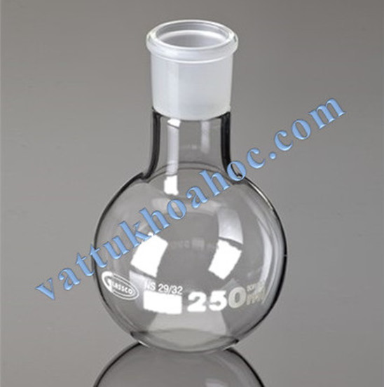 Bình cầu đáy tròn 1 cổ nhám 500ml